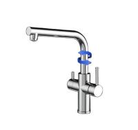 China Customized Color Luxury Kitchen Water Filter Tap Faucet with Single Hole Installation for sale