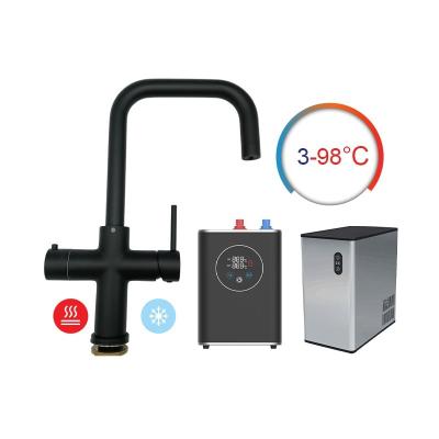 China 5 in 1 Matte Black Kitchen Faucet Different functions have different combiations for sale