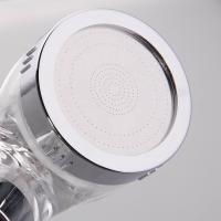 China 2024 Lizhen Silver Bathroom Fittings Set with Ionic Shower Head and Without Diverter for sale