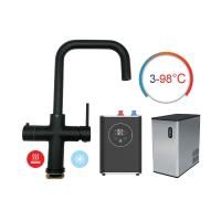 China 5 in 1 Chrome Hot Cold Boiling Chilled Sparkling Kitchen Faucet Filter Mixer Water Tap for sale