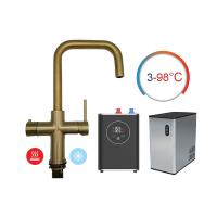 China 5 in 1 Chrome Hot Cold Boiling Chilled Sparkling Kitchen Faucet Filter Mixer Water Tap for sale