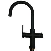 China Guarantee 5 Years Black Taps Kitchen Faucet with Filter and Boiling Water Purifier for sale