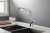 China Lizhen-Hwa.Con Single Handle Brass Wash Bathroom Faucet with Good Polishing Chrome Finish for sale