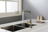 China Lizhen-Hwa.Con Pull Out Kitchen Filtered Faucet Dual Sprayer Water Tap Sink 3-way Filter Mixer Tap for Water for sale