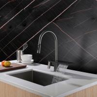 China 304 Stainless Steel Kitchen Faucet Pull Out Mixer Tap With Rainfall Shower Versatile for sale