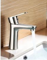 China Lizhen Hwa Stainless Steel Bathroom Vanity with Single Handle Faucet and Modern Sink for sale