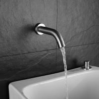 China Durable SUS304 Basin Bathroom Wall Mounted Shower Arm Faucet Spout Tap for sale