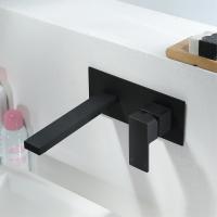 China Single Handle Concealed Basin Faucet in Chrome Plated Copper Material for Bathroom for sale