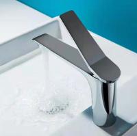 China Bathroom Water Saving Wash Basin Faucet For Modern Single Handle Brass Lavatory Sink Taps for sale