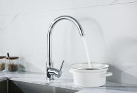 China Modern Design Ceramic Valve Core Infrared Touchless Sensor Brass Faucet for Kitchen for sale