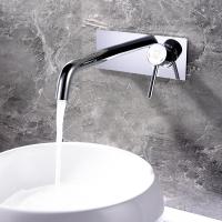 China Metallic Bathroom Sink Tap Hot and Cold Copper Basin Faucet for Under Counter Washbasin for sale