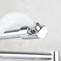 China Kitchen Sink Faucet Blackened Chrome-plated Folding Taps and Faucet Shower for Bathroom for sale