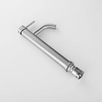 China Stainless Steel 304 Basin Faucets Modern One Handle Sink Kitchen Taps for Hot Cold Water for sale