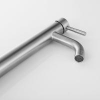 China Stainless Steel 304 Basin Faucets Modern One Handle Sink Kitchen Taps for Hot Cold Water for sale