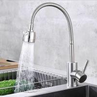 China Polished Single Handle Kitchen Sink Tap for Wall Mount and Cold Water in Zinc Body for sale