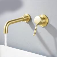 China Avialable OEM and ODM Modern Chrome Wall Mount Basin Faucet for Easy Installation for sale