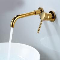 China Avialable OEM and ODM Modern Chrome Wall Mount Basin Faucet for Easy Installation for sale