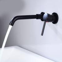 China Avialable OEM and ODM Modern Chrome Wall Mount Basin Faucet for Easy Installation for sale