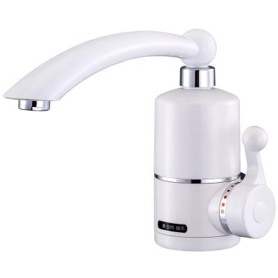 China Modern Design Stainless Steel Electric Sink Mixer Tap for Kitchen Hot Water Faucet for sale