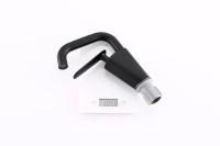 China Lizhen-Hwa.Con Black Brass Bathroom Faucet with Modern Design and Hot/Cold Single Hole for sale