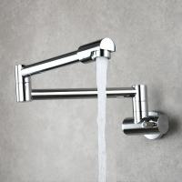China Stretch Out And Lengthen Folding Faucet Universal Rotation Faucet For Kitchen Copper Sink for sale