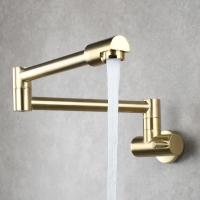 China Stretch Out And Lengthen Folding Faucet Universal Rotation Faucet For Kitchen Copper Sink for sale