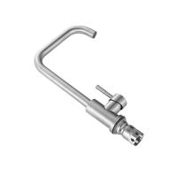 China Single Handle Pull Down Spray Kitchen Faucet in Stainless Steel Polished Finish for sale