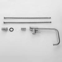 China Single Handle Pull Down Spray Kitchen Faucet in Stainless Steel Polished Finish for sale
