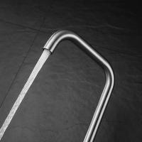 China Single Handle Pull Down Spray Kitchen Faucet in Stainless Steel Polished Finish for sale
