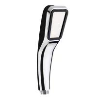 China Stylish 300 Holes ABS Chrome Plated Hand Held Shower Head Spray for Family Bathroom for sale