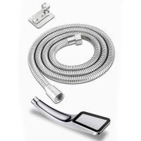 China Stylish 300 Holes ABS Chrome Plated Hand Held Shower Head Spray for Family Bathroom for sale