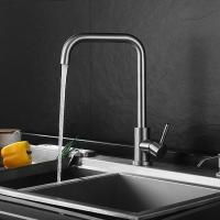 China Single Handle Cold Water Control Pull Down Kitchen Faucet for Hotel and Restaurant for sale