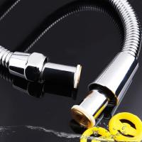 China Stainless Steel Double Lock Shower Hose with Brass Nut 80-200cm Length and Chrome Build for sale