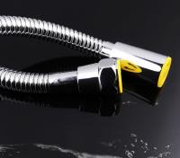 China Stainless Steel Double Lock Shower Hose with Brass Nut 80-200cm Length and Chrome Build for sale