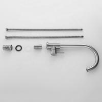 China Modern Design Stainless Steel Spout SUS304 Lead Free Single Handle Kitchen Faucet for sale