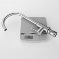 China Modern Design Stainless Steel Spout SUS304 Lead Free Single Handle Kitchen Faucet for sale