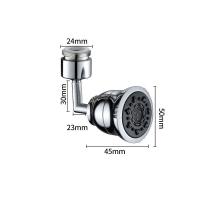 China Polished Brass Chrome Water Saving Threaded Kitchen Faucet Aerator for Energy Savings for sale