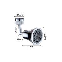 China Polished Brass Chrome Water Saving Threaded Kitchen Faucet Aerator for Energy Savings for sale