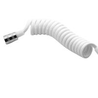 China Modern Style 1.5m Bidet Hose with Retractable Spring Tube and Copper Head for sale