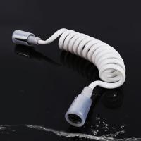 China Modern Style 1.5m Bidet Hose with Retractable Spring Tube and Copper Head for sale