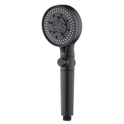 China Bathroom Chrome Finished Rain Shower Head with 5 Adjustable Modes and Cotton Filter for sale