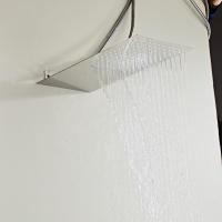 China Bathroom Faucet Accessories Concealed Ceiling Rainfall Panel Square Shower Mixer Head for sale