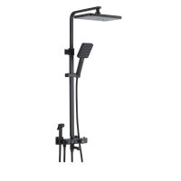 China Chrome Finished Multifunctional Rain Shower Head Spray Set for Hot and Cold Water for sale