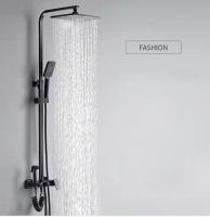 China Chrome Finished Multifunctional Rain Shower Head Spray Set for Hot and Cold Water for sale