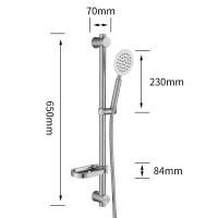 China High Pressure Bathtub Bath Shower Faucet Set with Water Filter Tap and Brushed Finish for sale