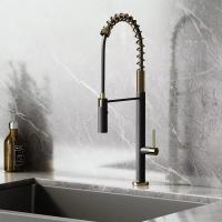 China 2024 Luxury Design Brass Kitchen Faucet Tap with Maximum 2.2 GPM 60 PSI Water Flow Rate for sale
