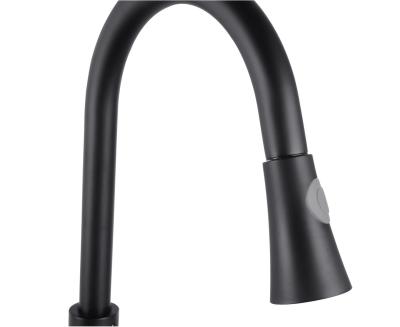 China 360 Swivel Round Black Laundry Sink Kitchen Faucet for Simple Style and Reliability for sale