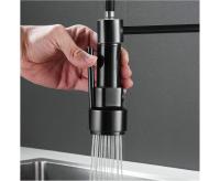 China Kithcen Sink Faucet with Pull Down Sprayer 2024Lizhen Hua-Vic Modern Single Handle for sale