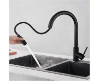 China 2024Lizhen Hua-Vic Pull Out Kitchen Sink Mixer Tap Modern Circular Design Style for sale