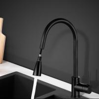 China Brass Body Kitchen Mixer Tap with 2 Modes Hot/Cold Water Options and Pull Out Function for sale